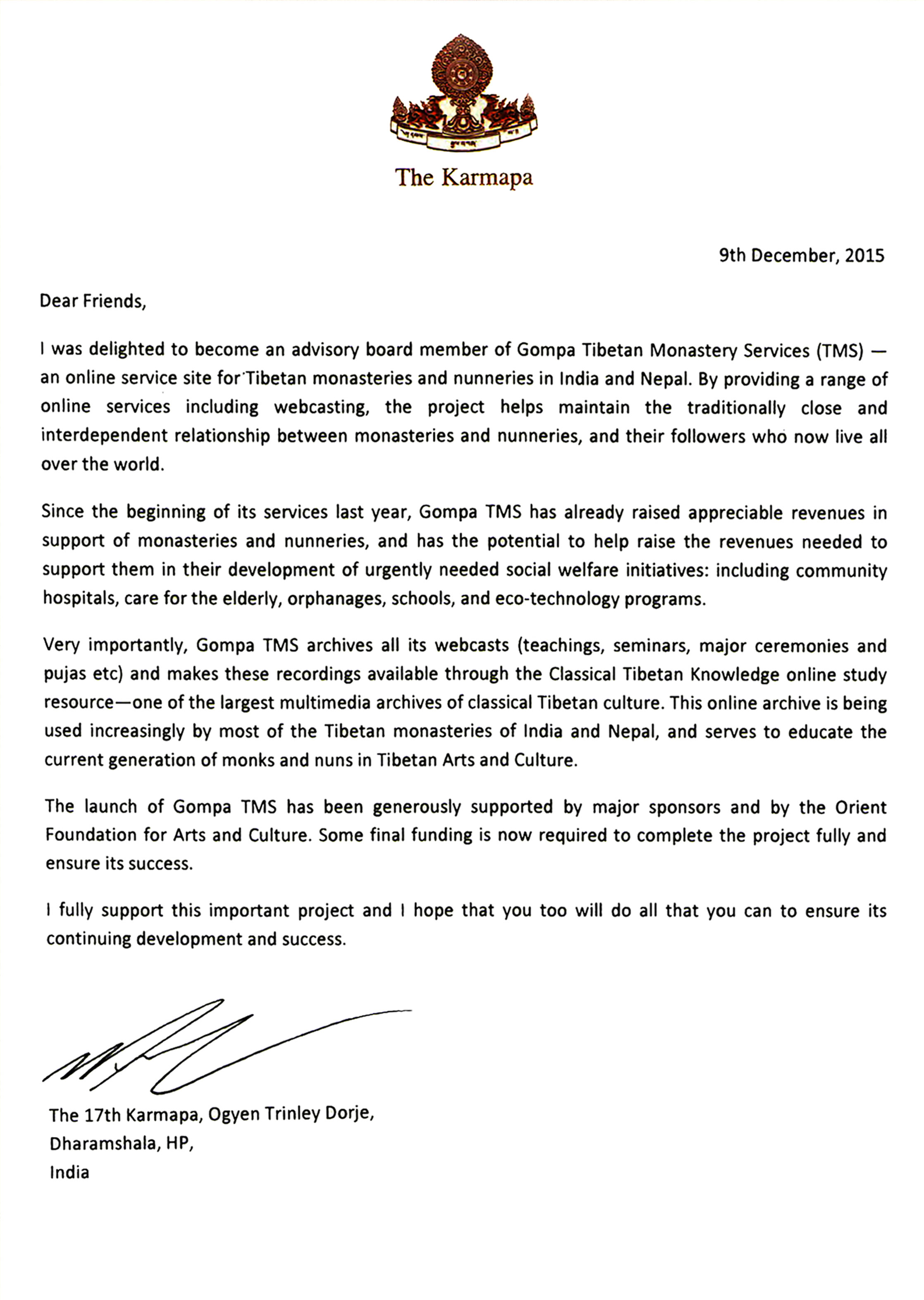 Gompa - Tibetan Monastery Services - Advisory Council, Partner ...